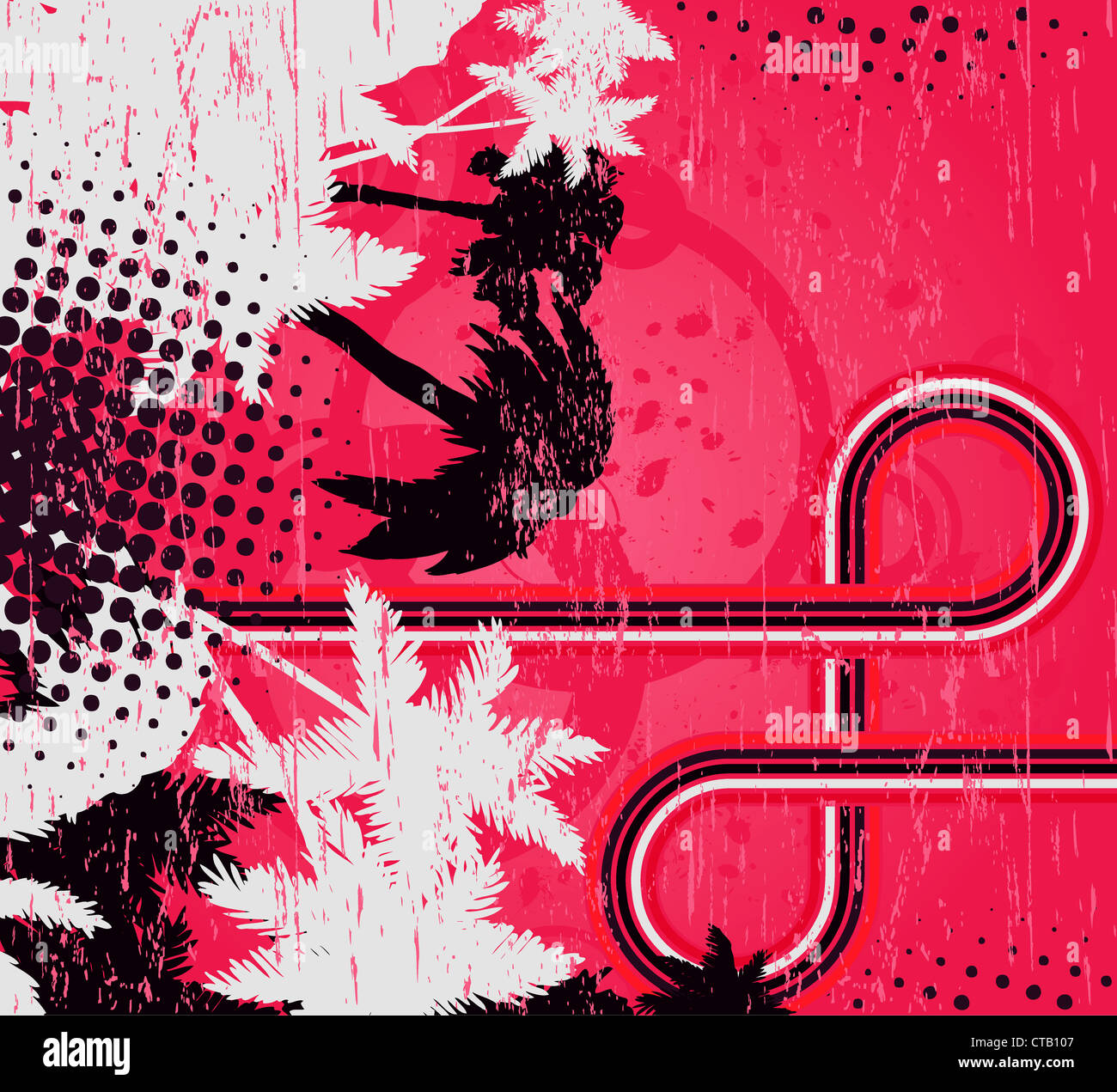 retro grunge background vector illustration Stock Photo - Alamy