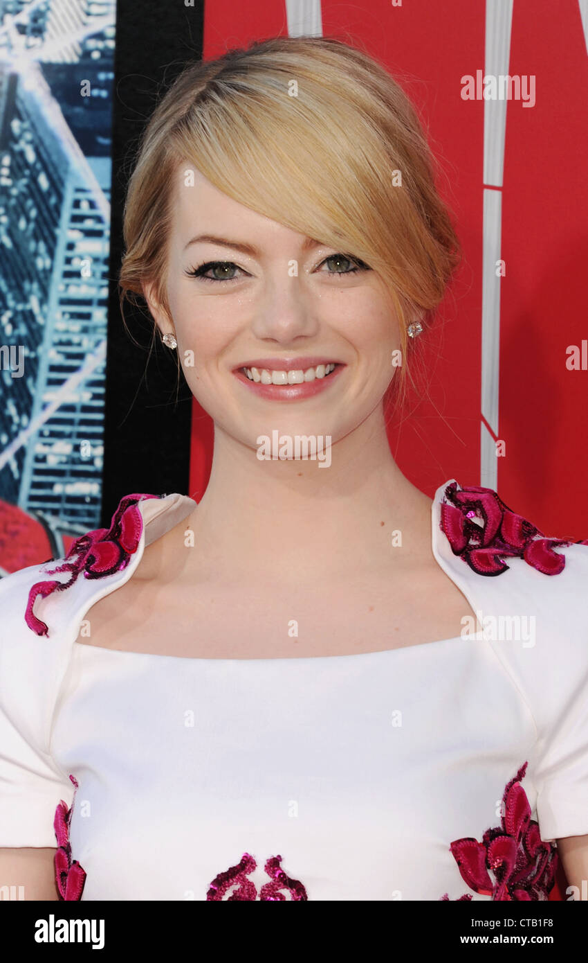 EMMA STONE US film actress in June 2012. Photo Jeffrey Mayer Stock ...