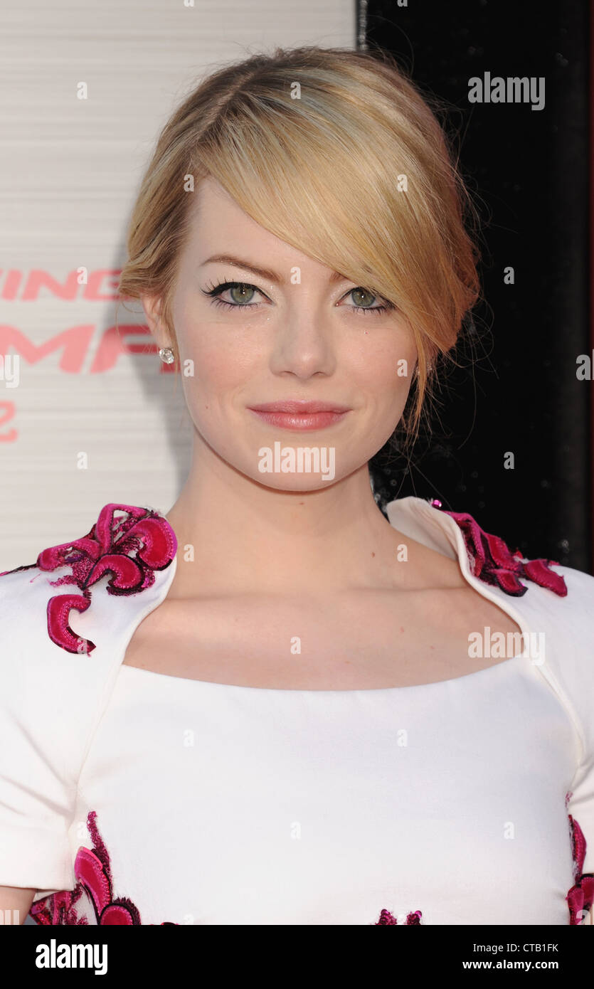 EMMA STONE US film actress in June 2012. Photo Jeffrey Mayer Stock ...