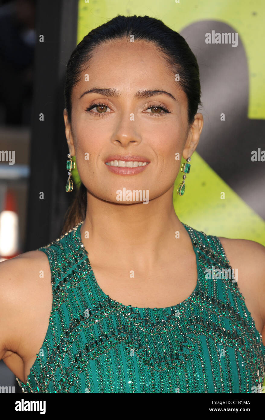 SALMA HAYEK film actress in June 2012. Photo Jeffrey Mayer Stock Photo ...