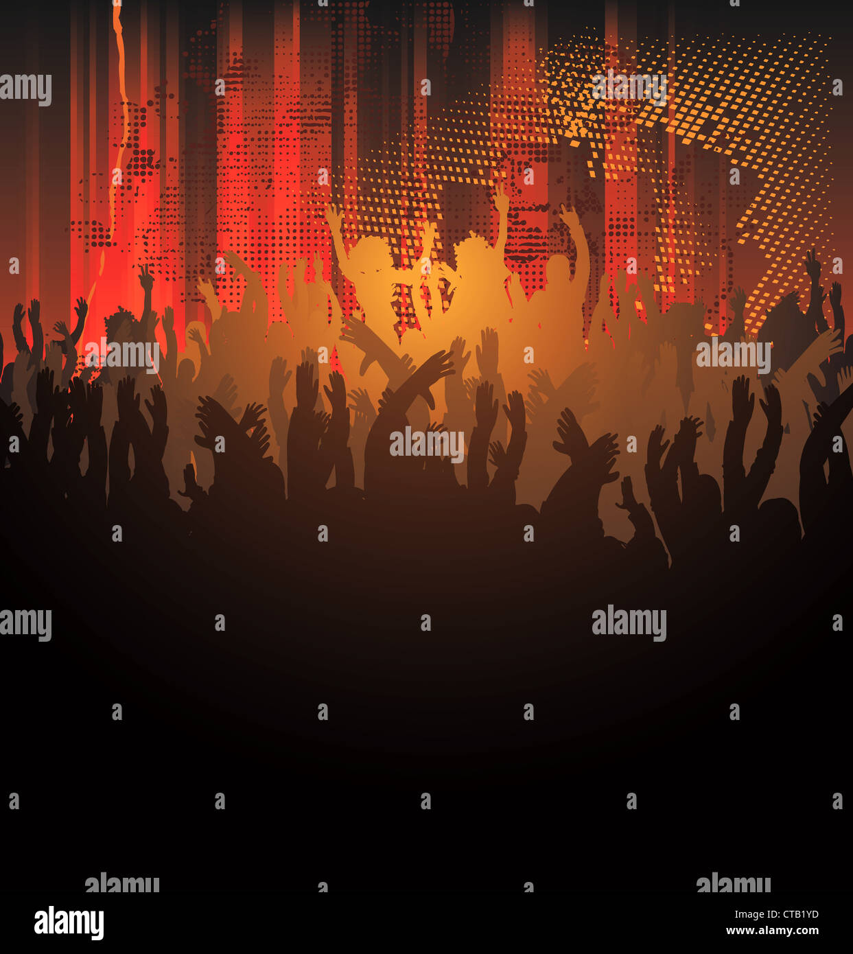 vector concert poster Stock Photo - Alamy