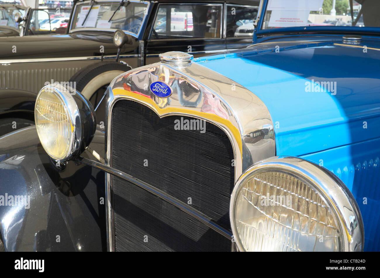 Vintage Ford car Stock Photo - Alamy