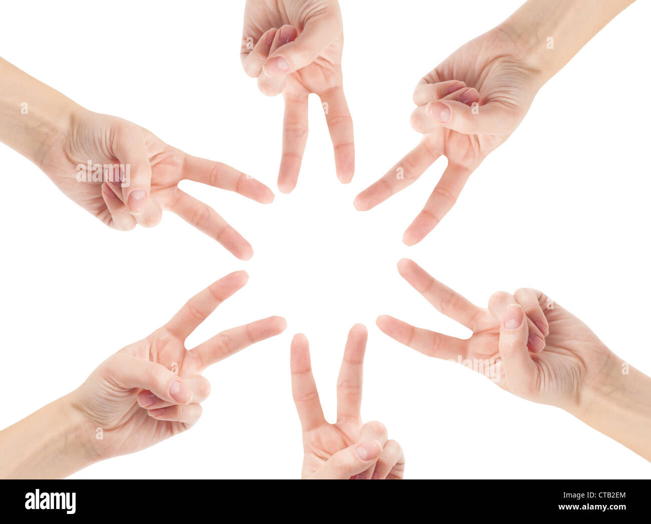 Finger forming star shape hi-res stock photography and images - Alamy