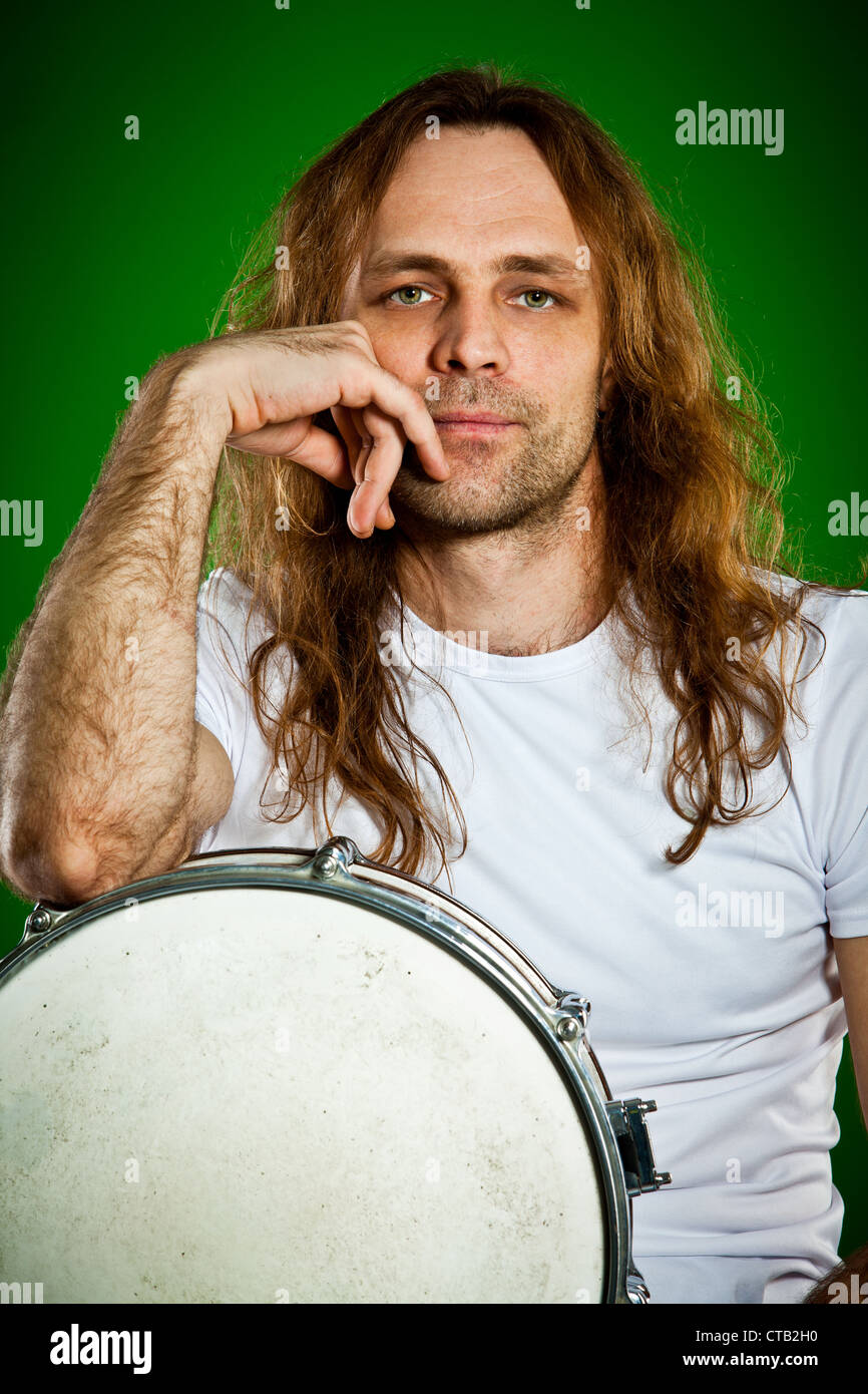 Portrait of drummer hi-res stock photography and images - Alamy