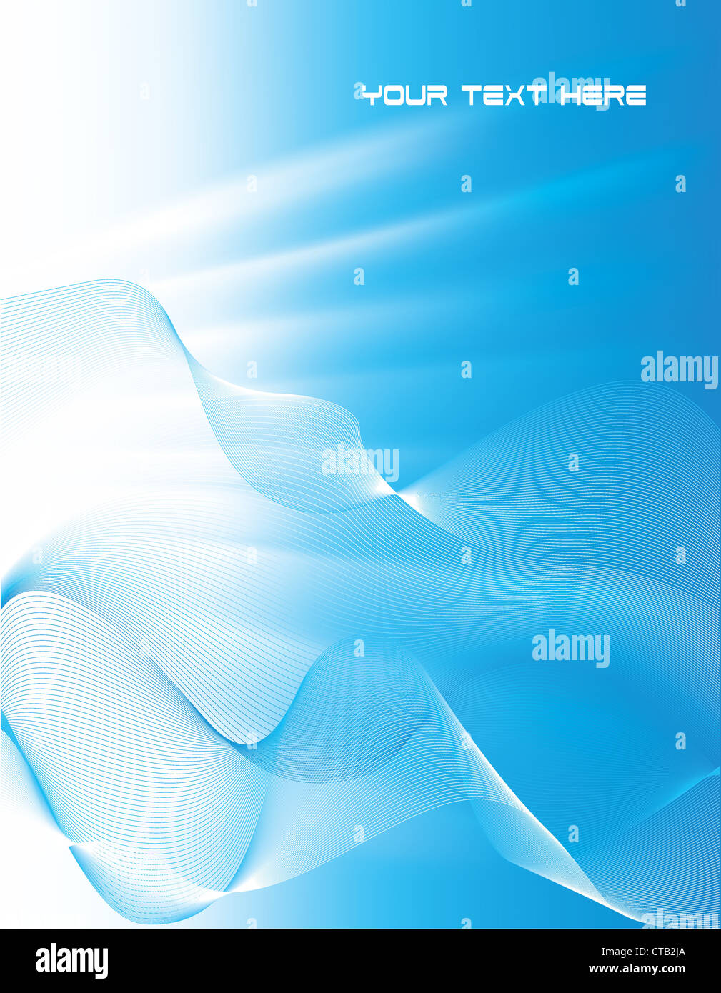 vector waves with rays background Stock Photo - Alamy