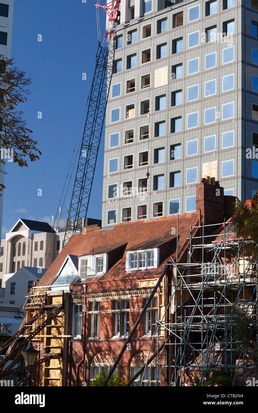 Christchurch new zealand rebuilding hi-res stock photography and images ...