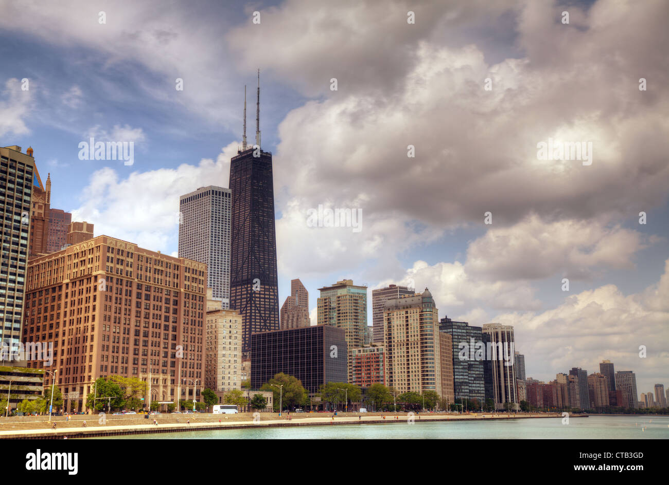 Chicago sears tower sunny day hi-res stock photography and images - Alamy