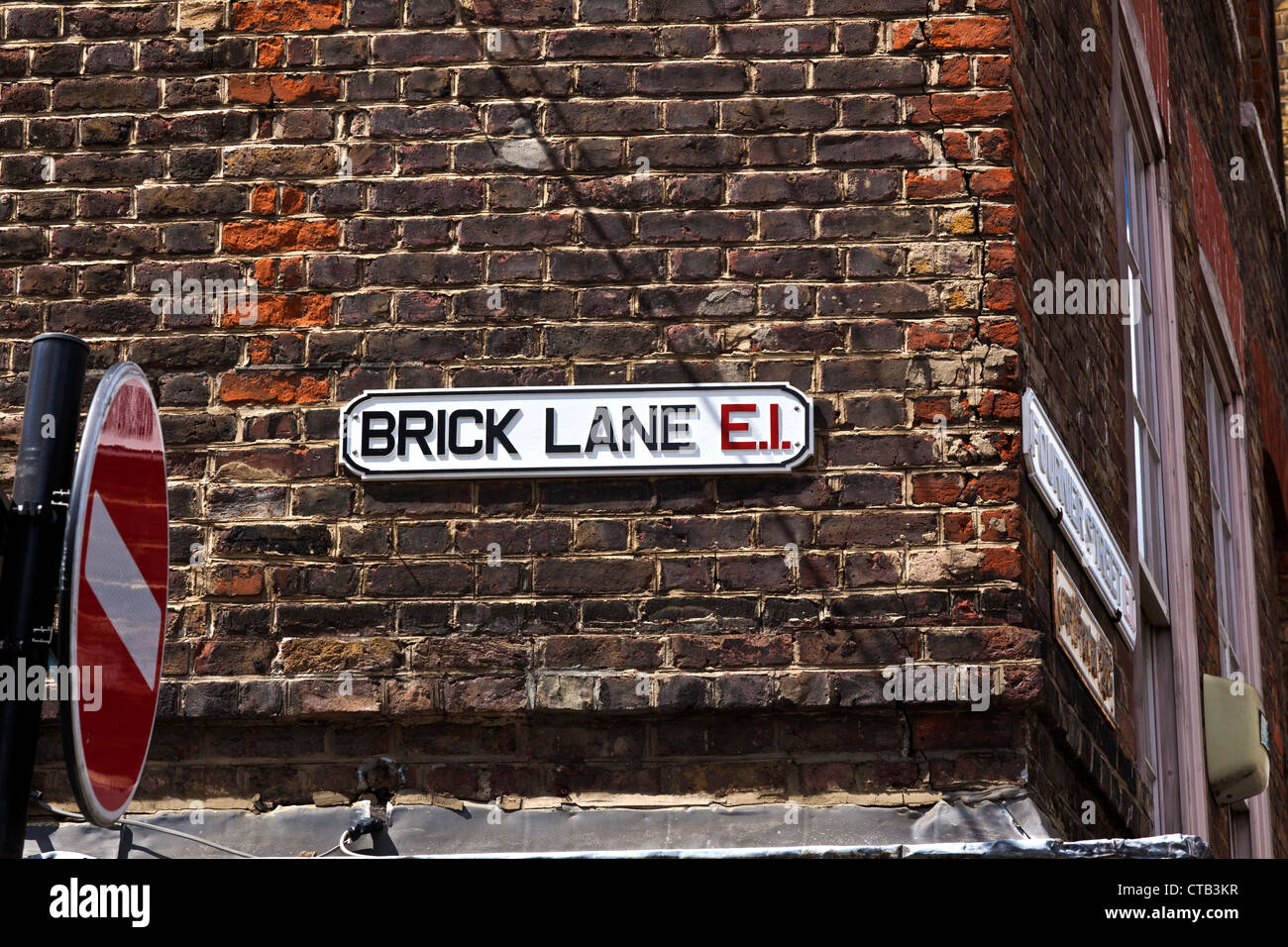 Brick Lane Street Sign Stock Photo - Alamy