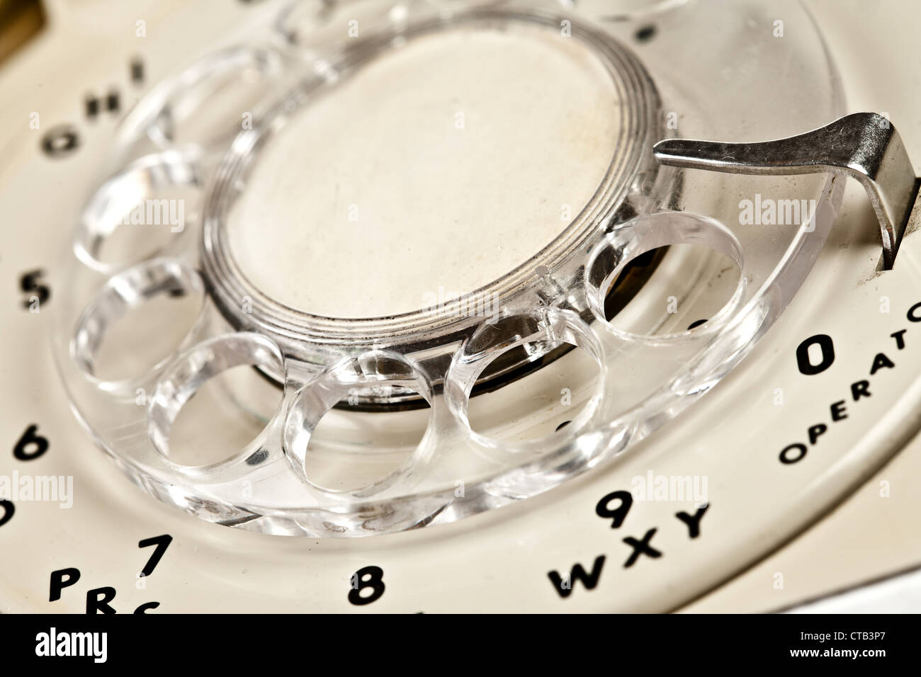 Old retro phone, a dial number Stock Photo - Alamy