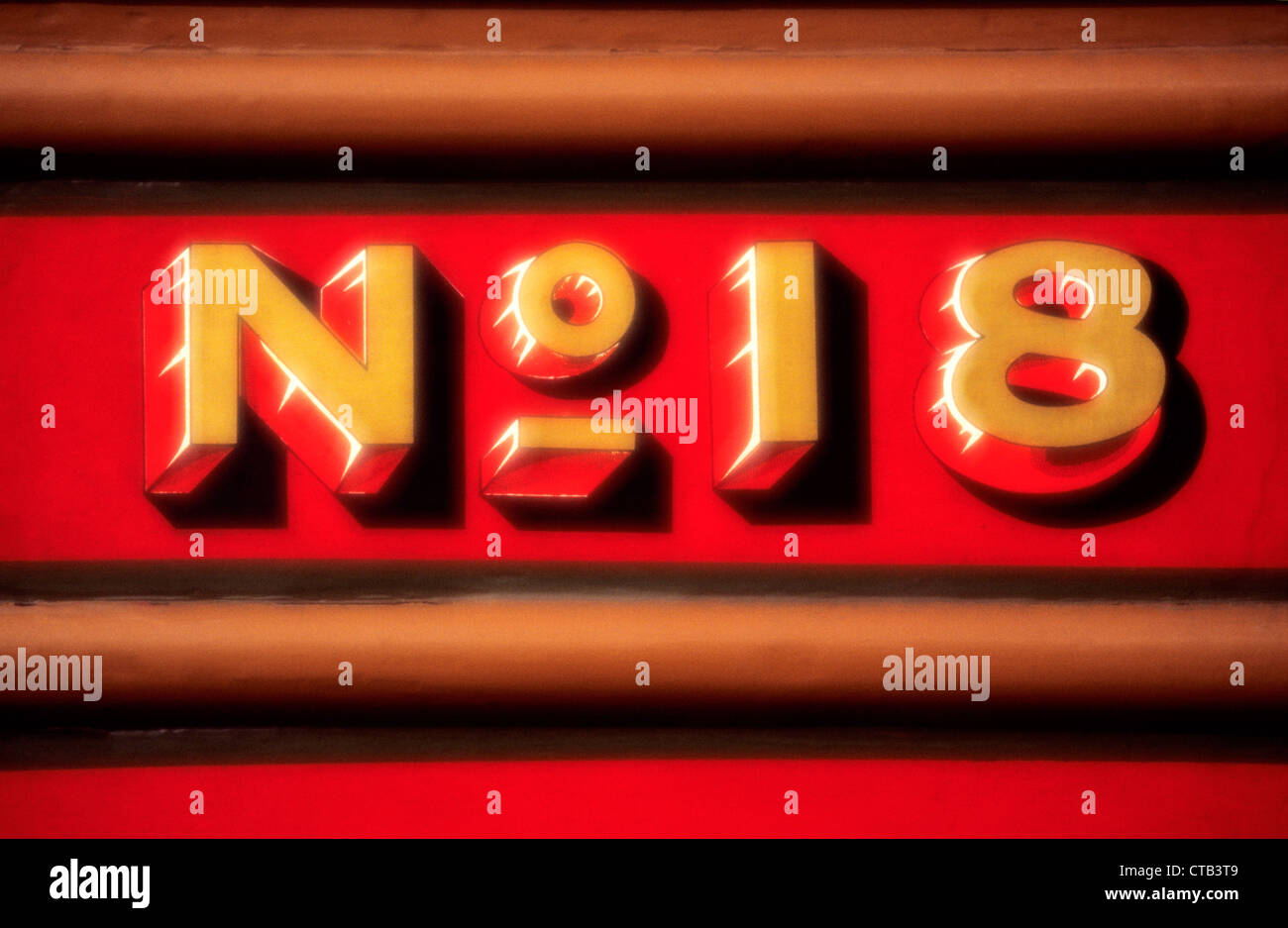 Number eighteen hi-res stock photography and images - Alamy