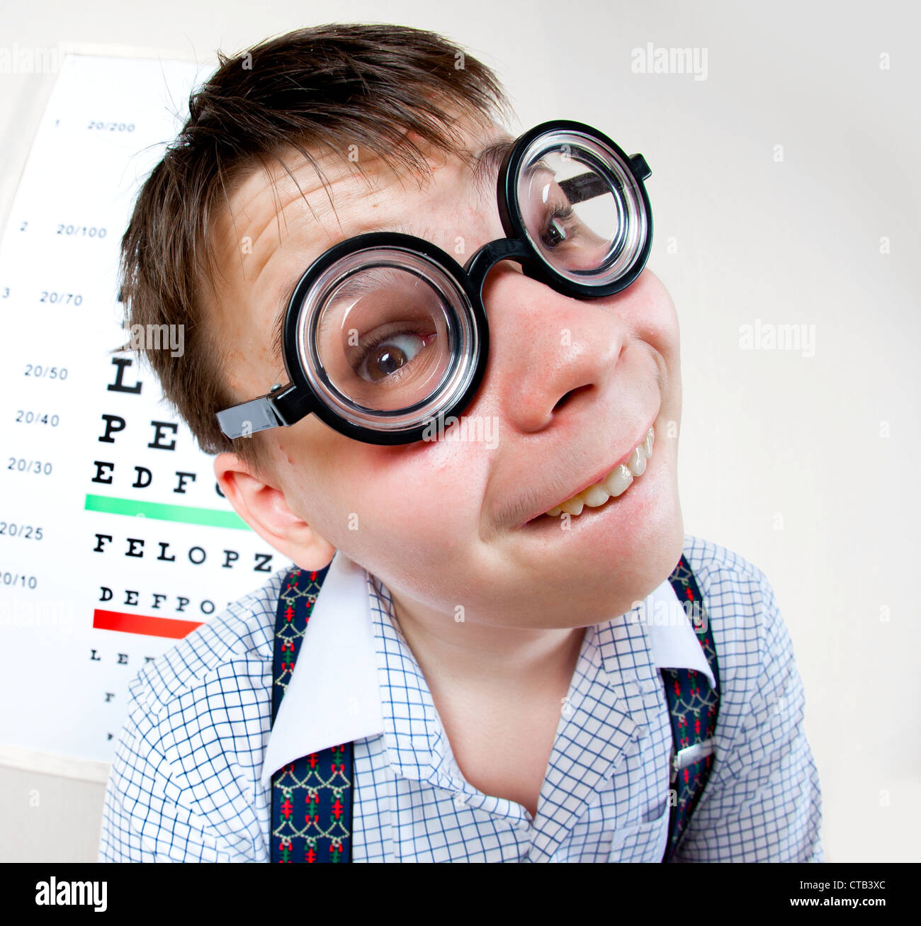 person wearing spectacles in an office at the doctor Stock Photo - Alamy