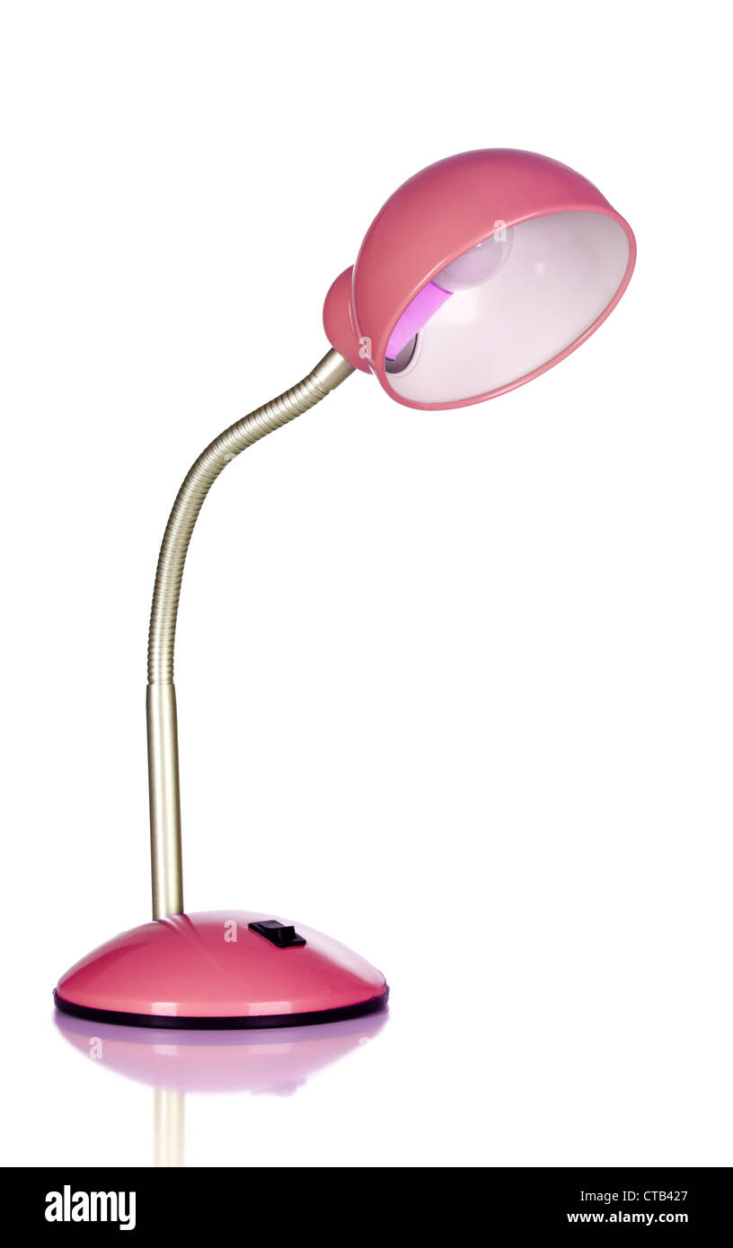 Table lamps, isolated on a white background Stock Photo - Alamy