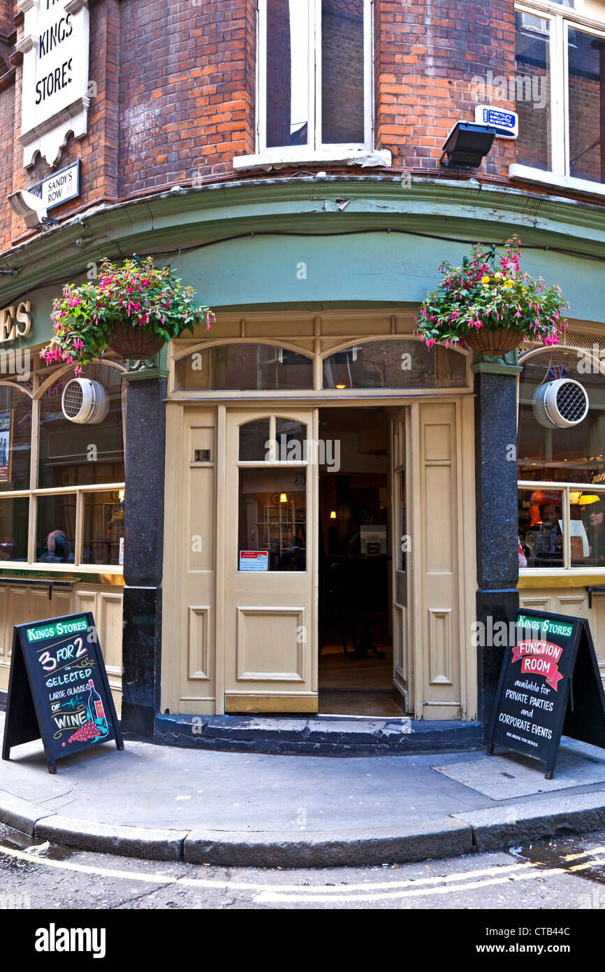 Entrance on Street Corner to Typical London Pub Stock Photo - Alamy