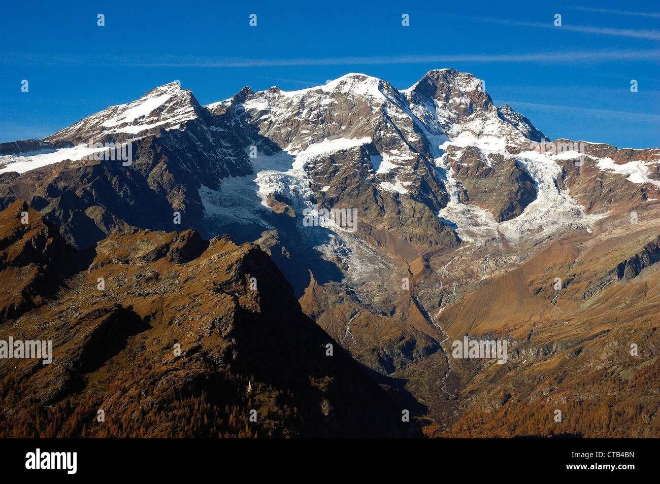 South side of Monte Rosa massif, west Alps, Italy Stock Photo - Alamy