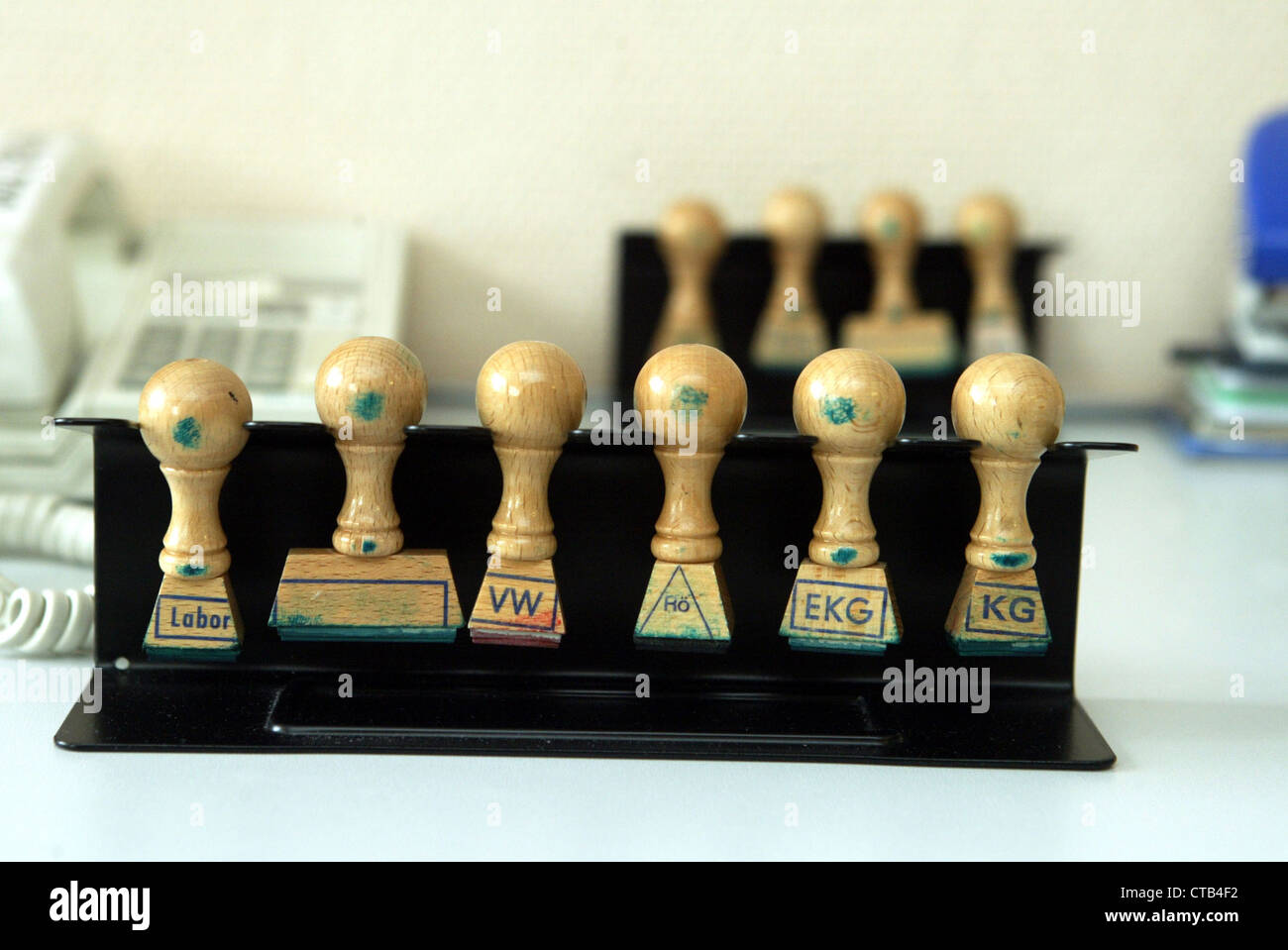 Stamp in hospital Stock Photo - Alamy