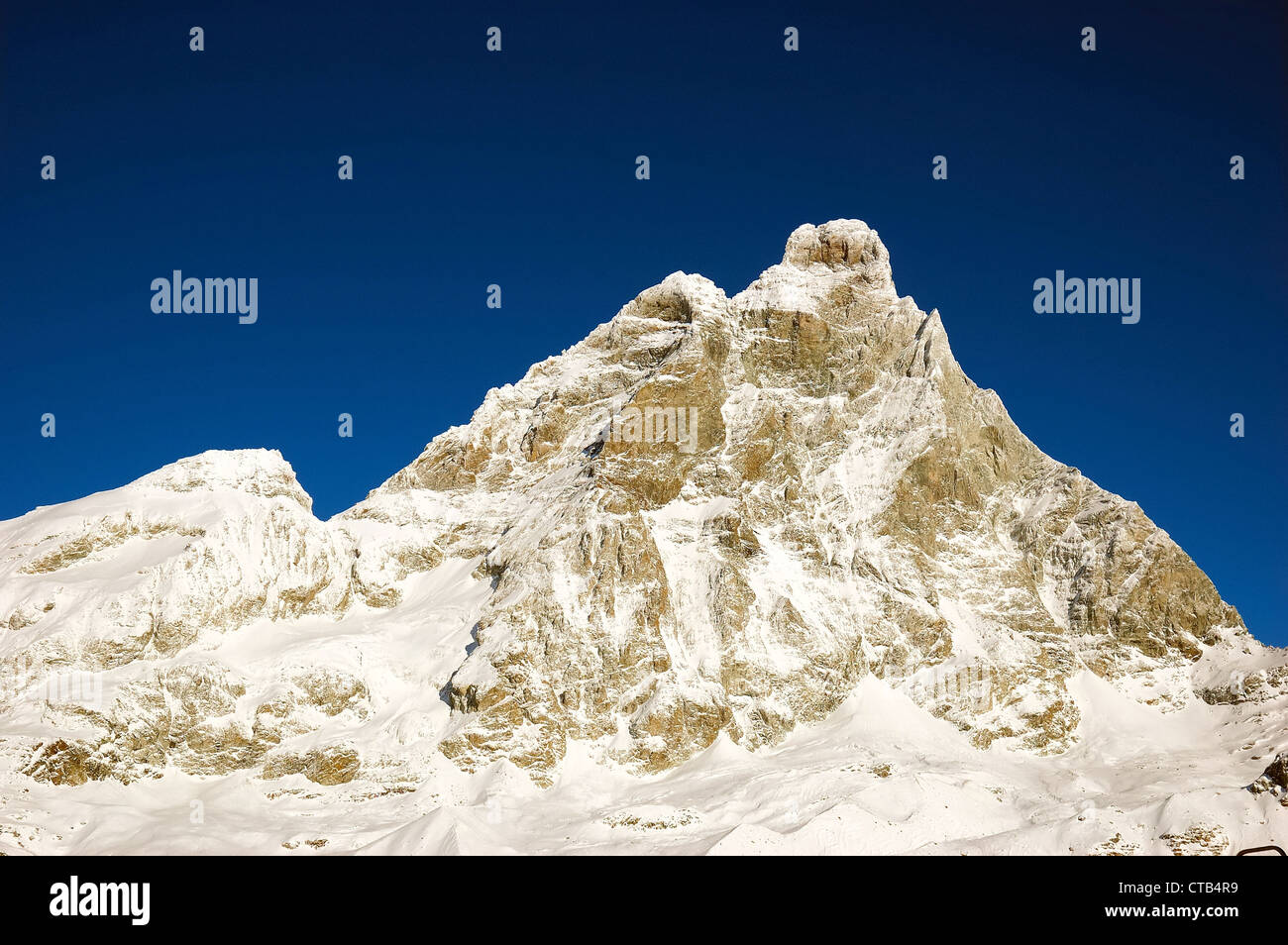 Matterhorn west face hi-res stock photography and images - Alamy