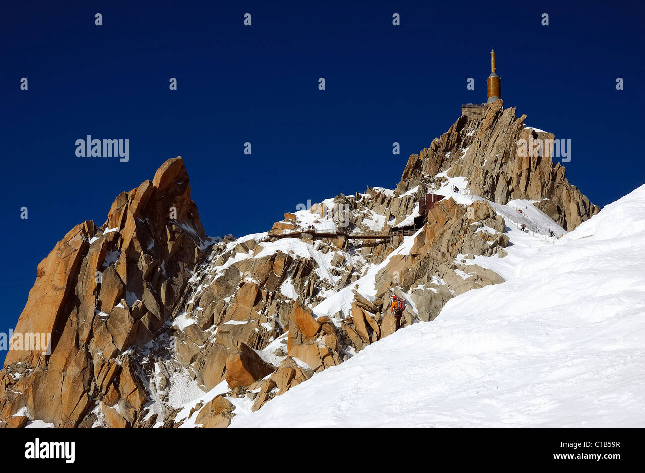 Aiguille du Midi, Chamonix, Mont Blanc, West Alps, France, europe Stock ...