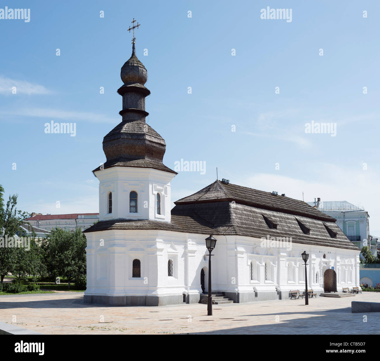 St. John the Evangelist church (refectory) in Mykhailivsky monastery in ...