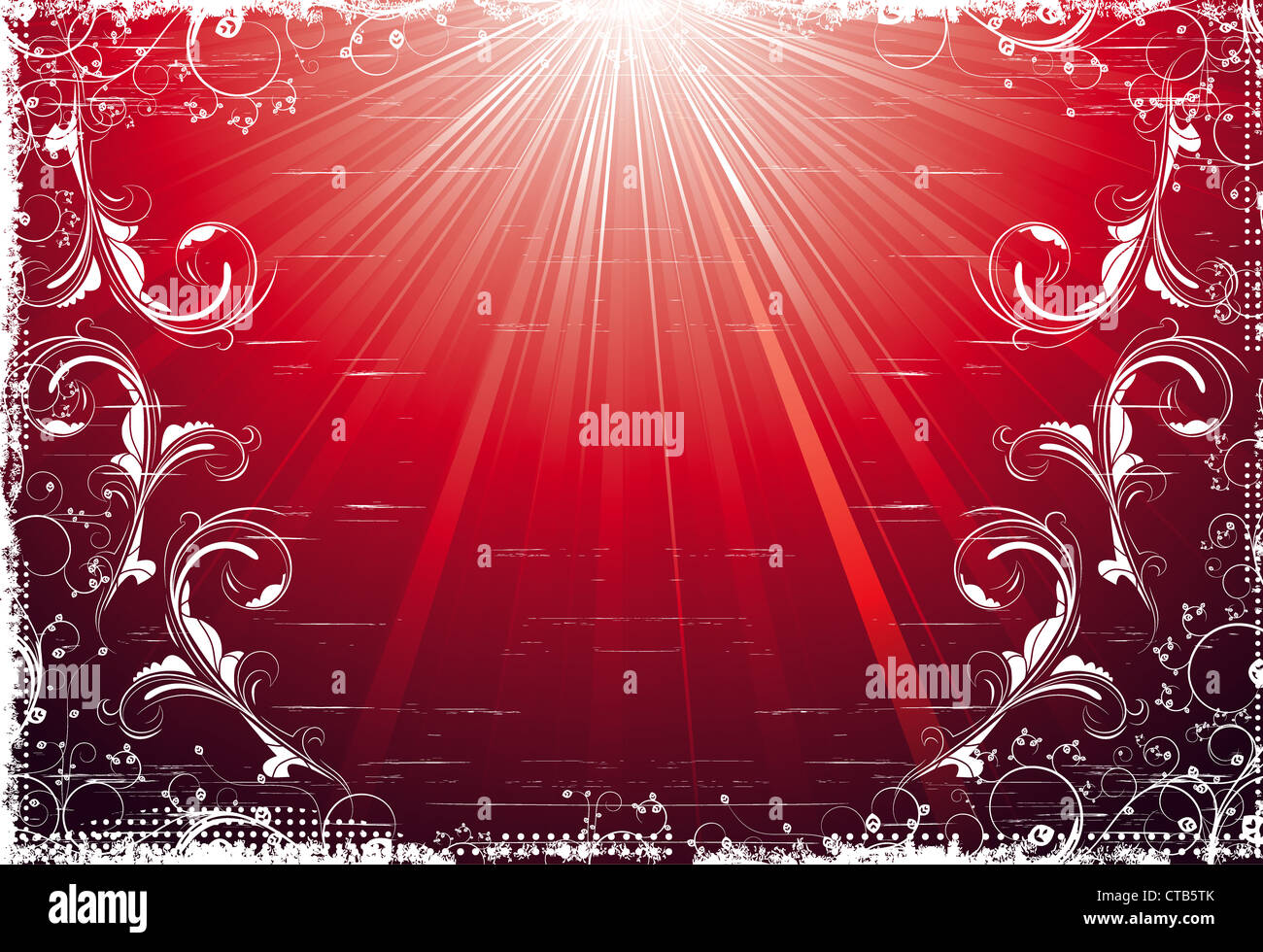 vector eroded background with floral Stock Photo - Alamy