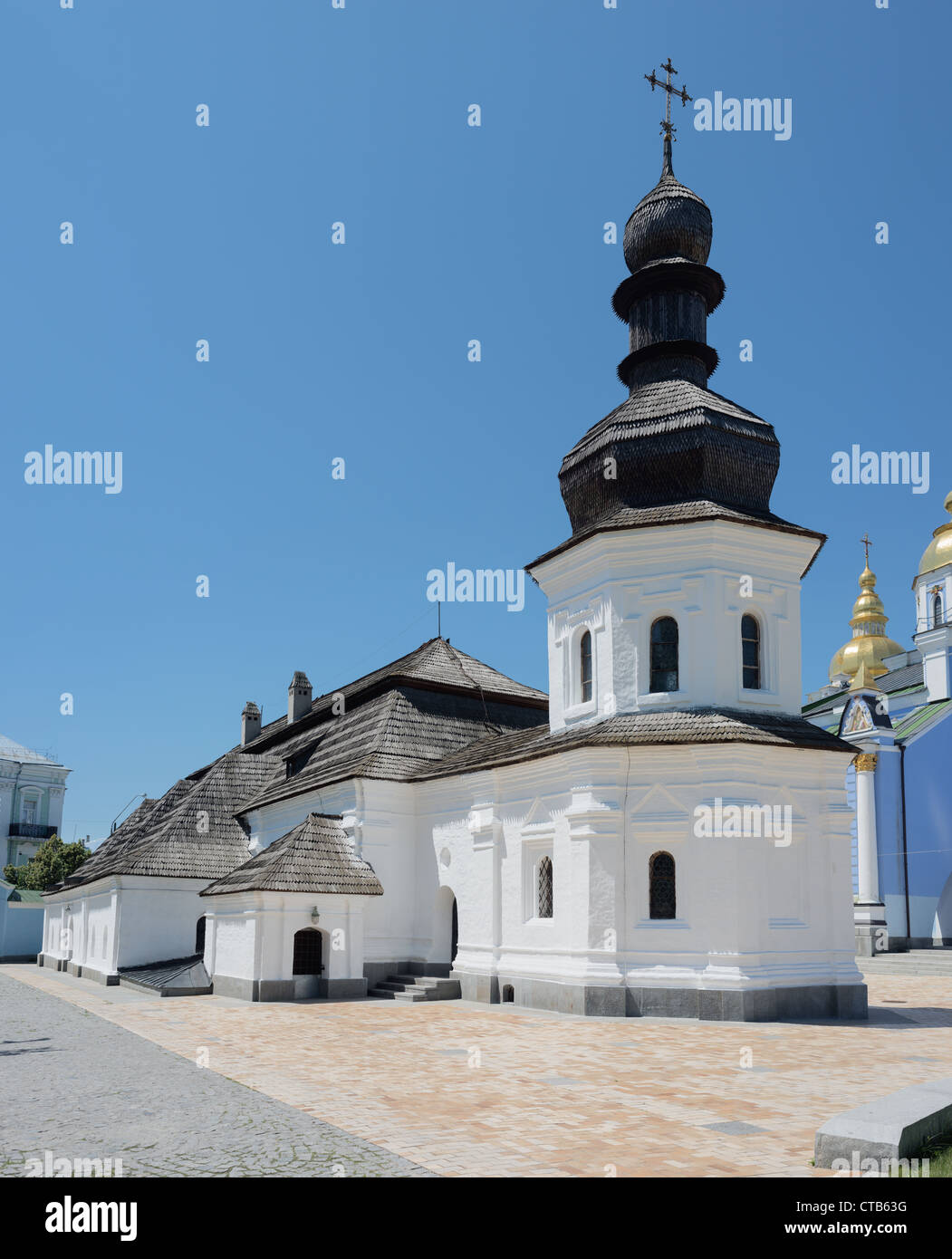Refectory church in Michael monastery in Kyiv Stock Photo - Alamy