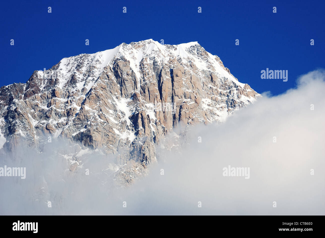 South face of Mont Blanc, val veny, Italy, Europe Stock Photo - Alamy