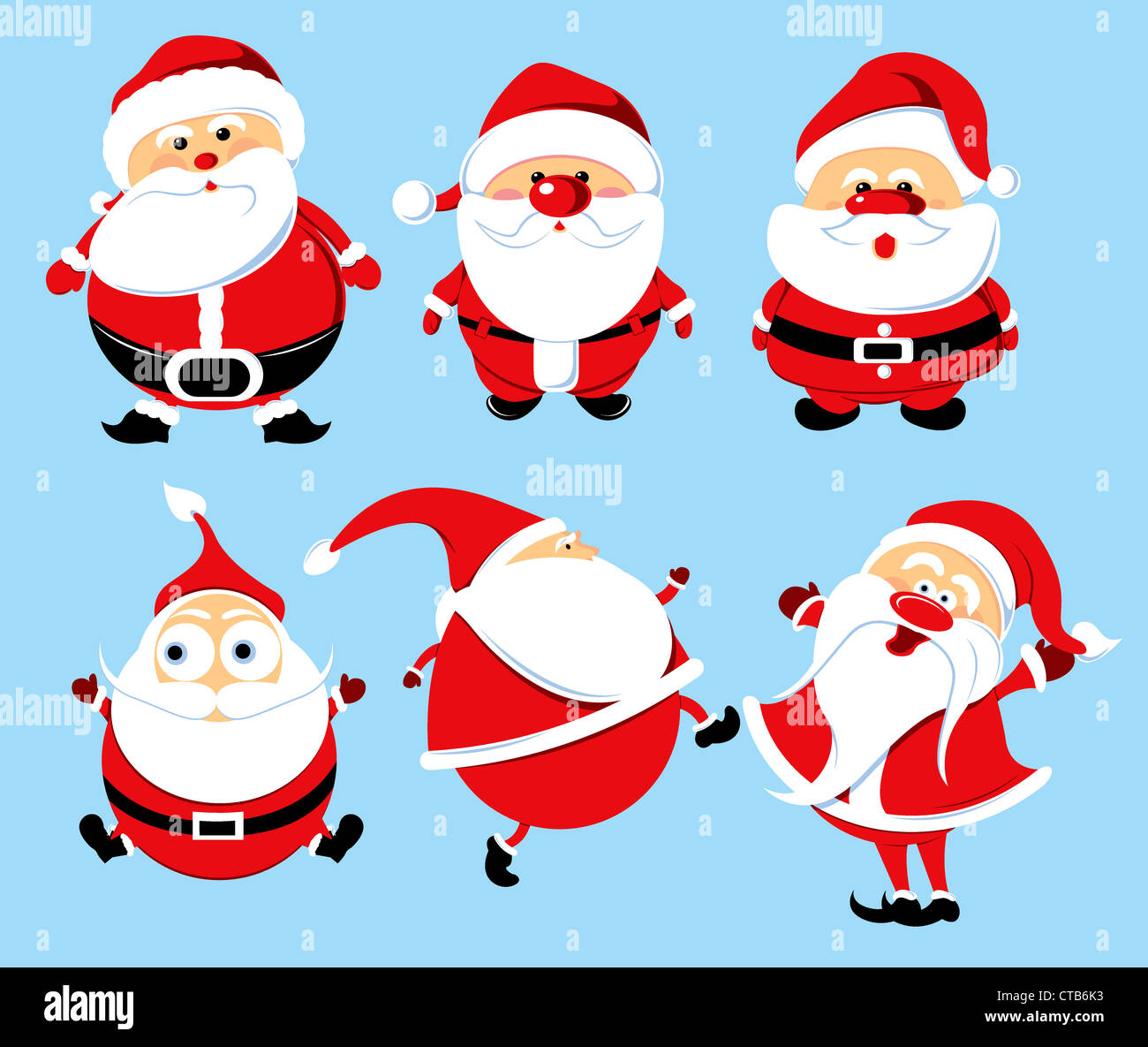 santa claus set Stock Photo - Alamy