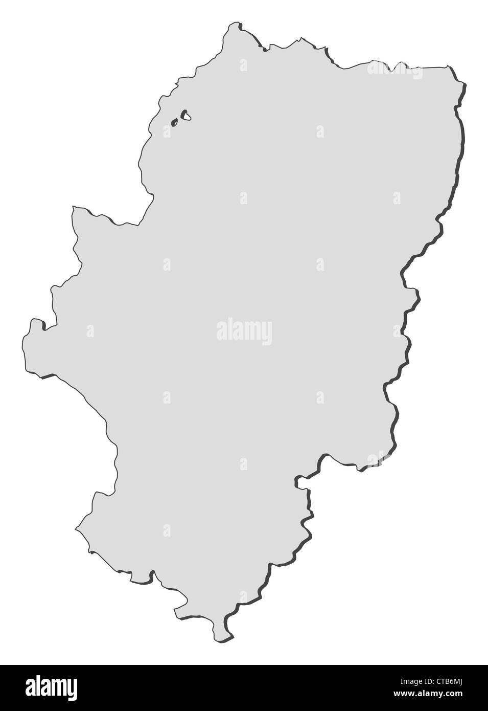Map of Aragon, a region of Spain Stock Photo - Alamy