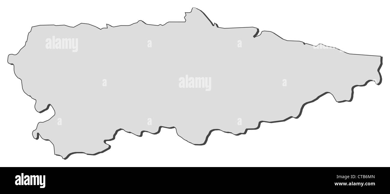 Asturias map hi-res stock photography and images - Alamy