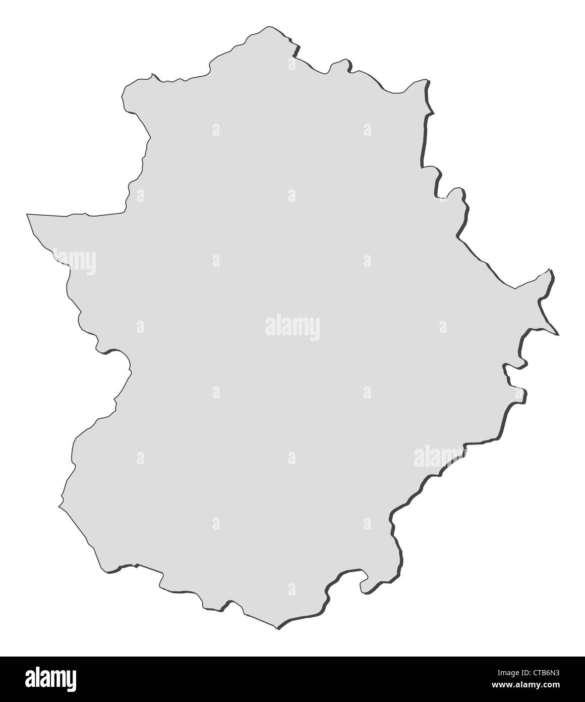 Map of extremadura hi-res stock photography and images - Alamy