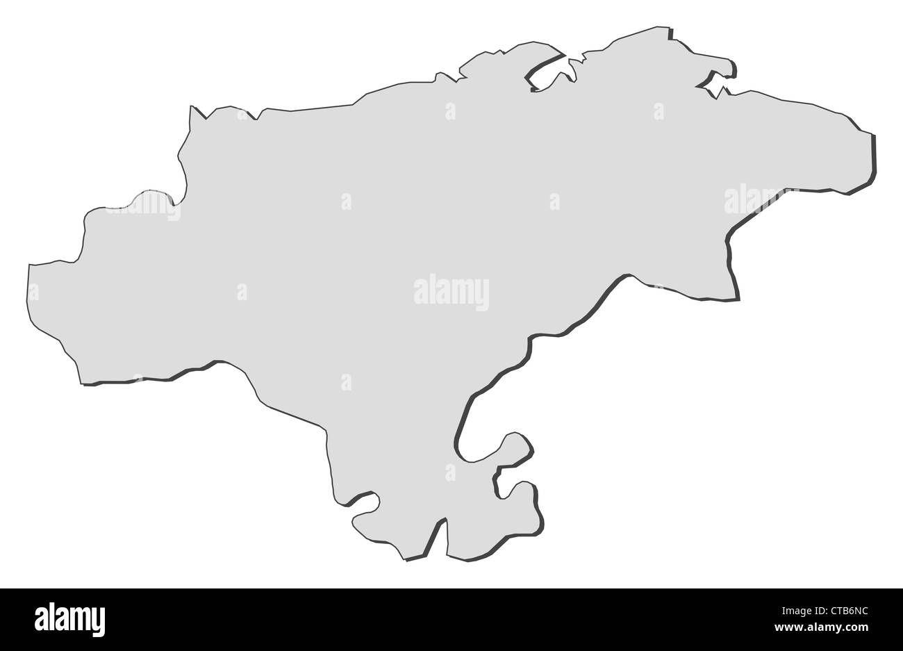 Map of cantabria hi-res stock photography and images - Alamy