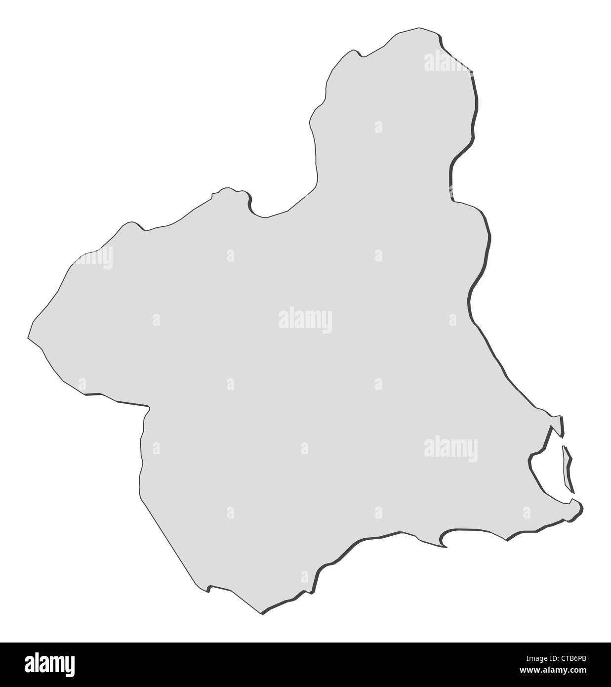 Murcia map hi-res stock photography and images - Alamy