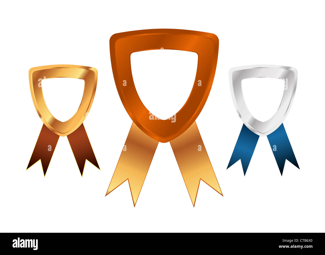 medals set vector illustration Stock Photo - Alamy