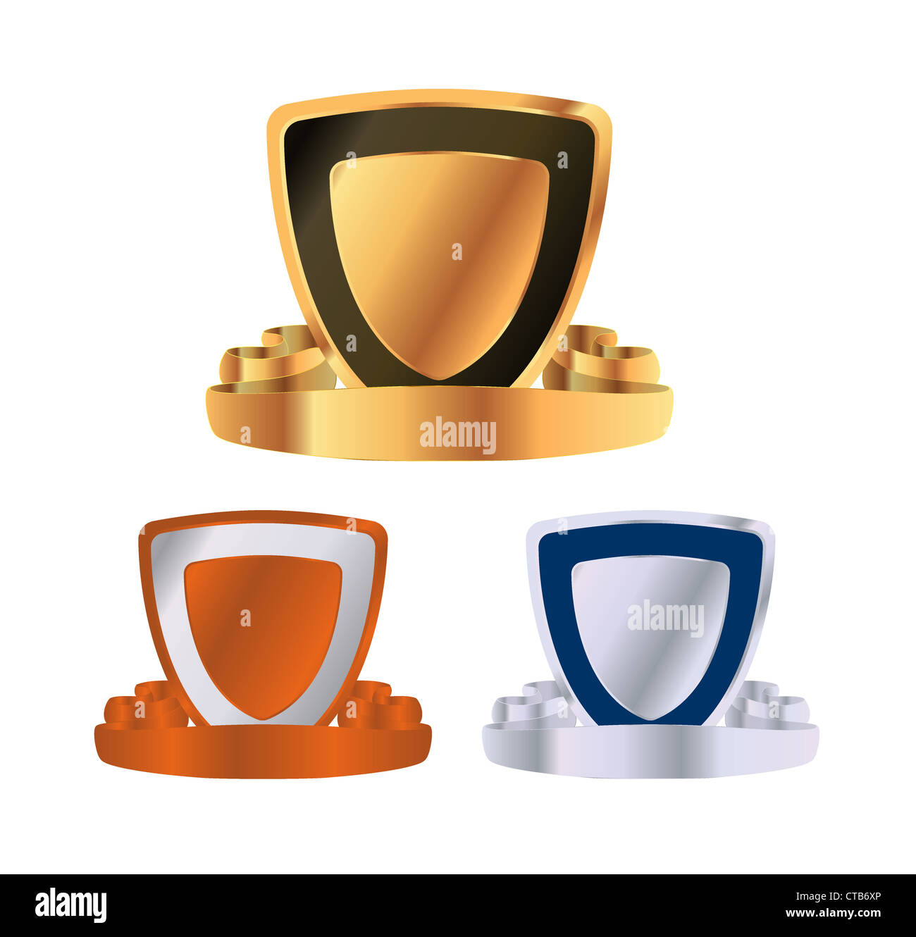 emblems set vector illustration Stock Photo - Alamy