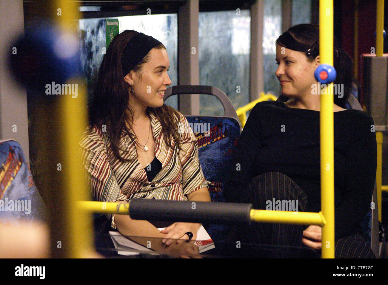 Women night shift bus hi-res stock photography and images - Alamy