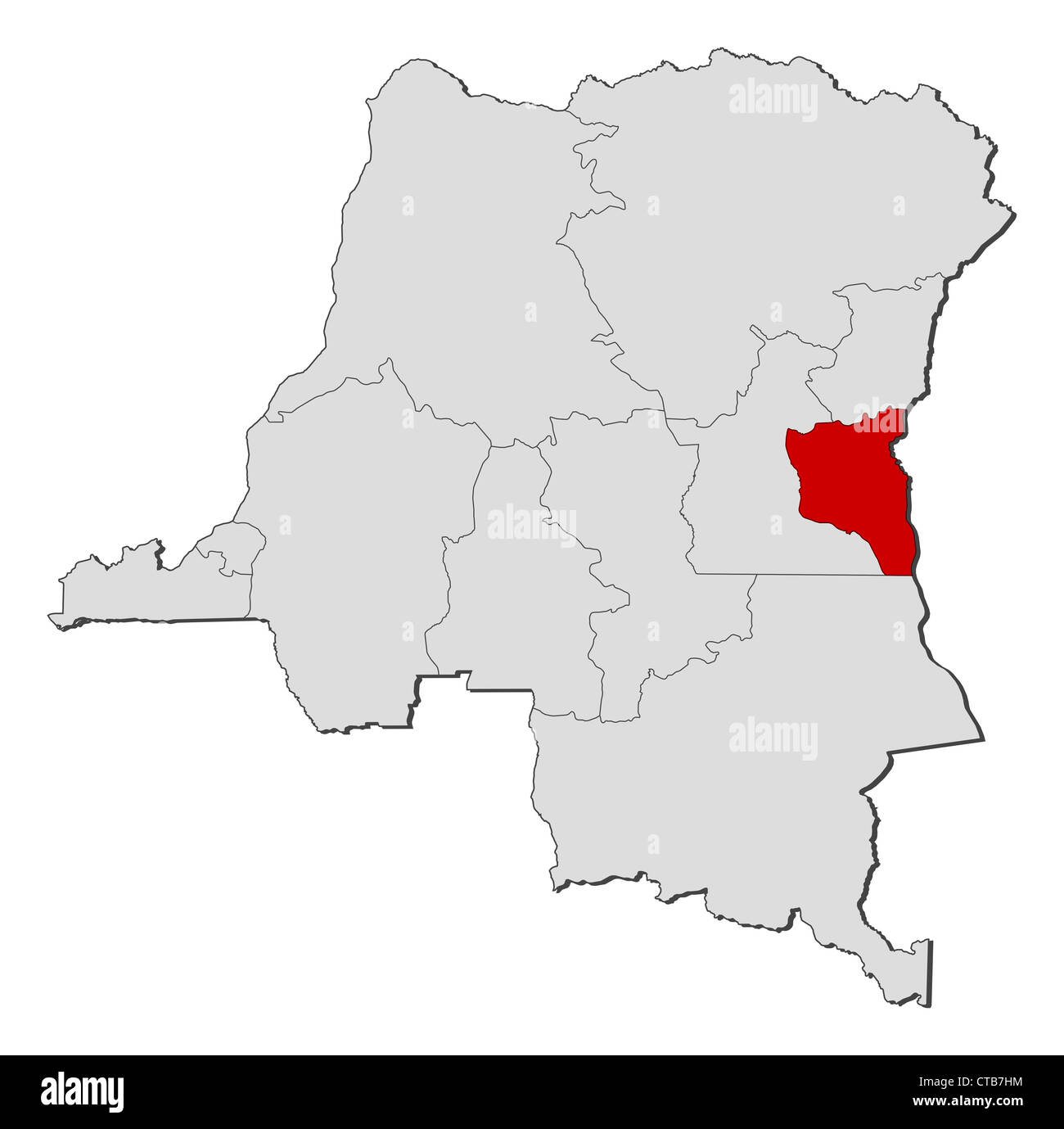 Maps of the democratic republic of congo Cut Out Stock Images ...