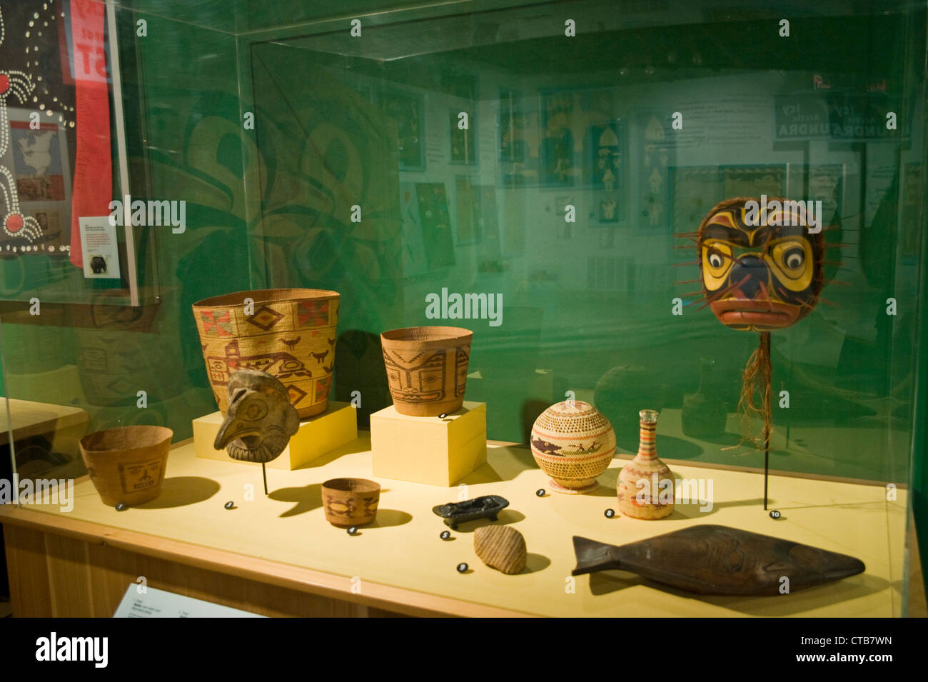 A display at the Heard Museum, specializing in American Indian culture ...