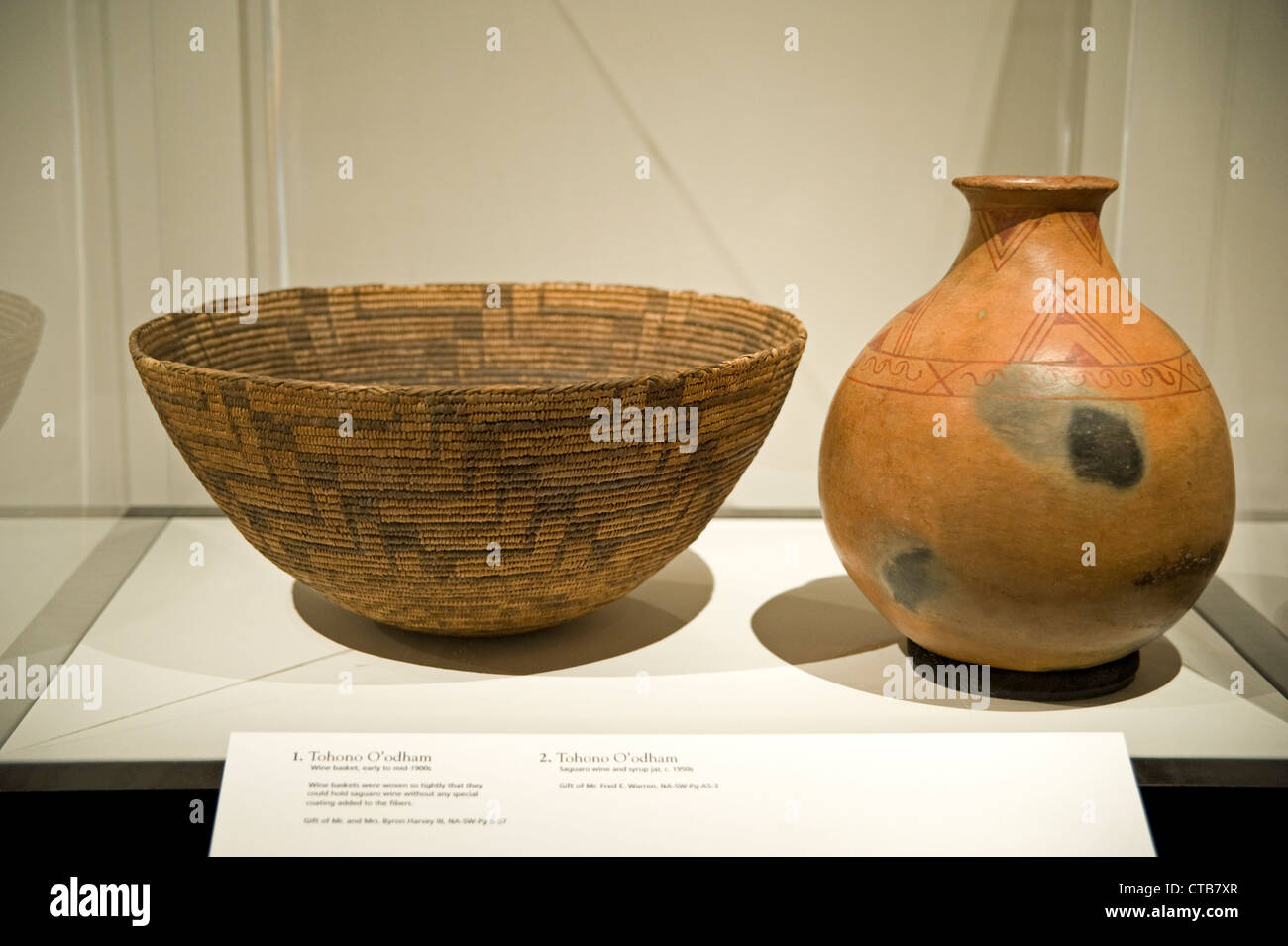 A display at the Heard Museum, specializing in American Indian culture ...