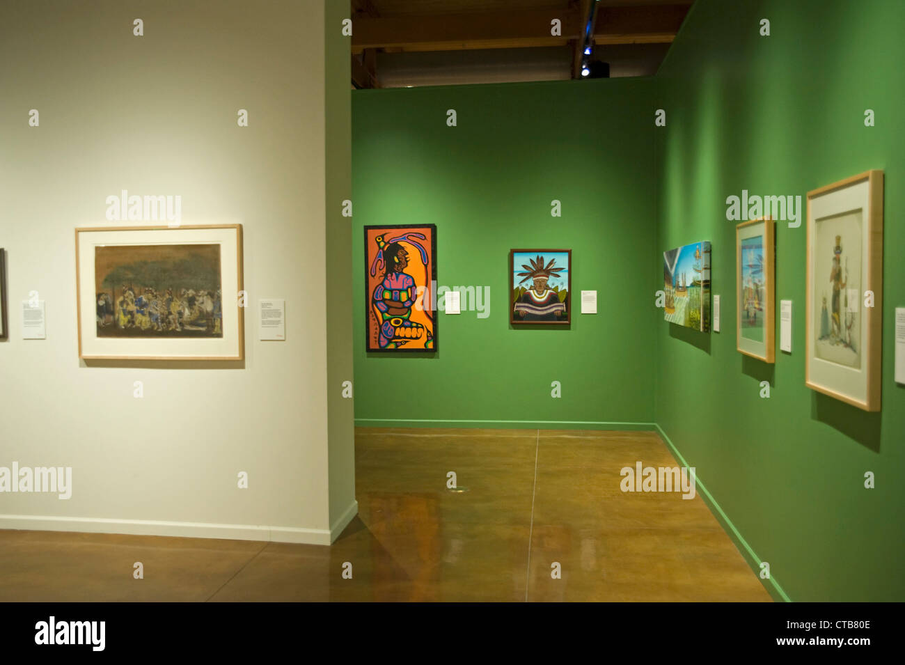A gallery at the Heard Museum, specializing in American Indian culture ...