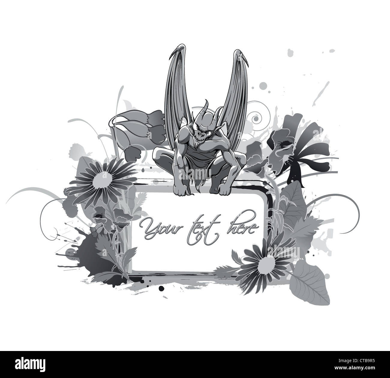 Gargoyle Cut Out Stock Images & Pictures - Alamy
