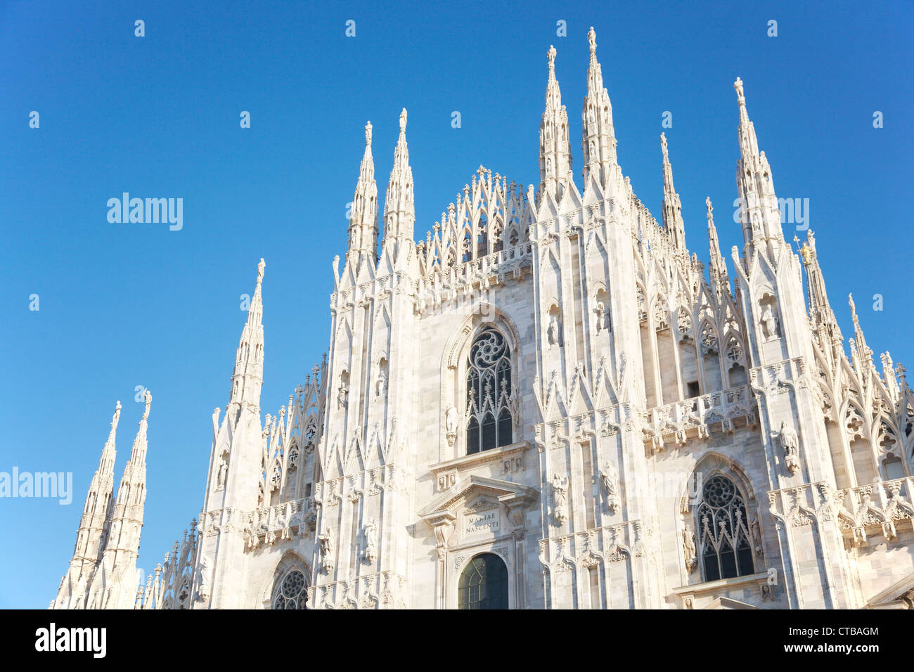 The facade of Duomo di Milano (Milan Cathedral) Italy Stock Photo - Alamy