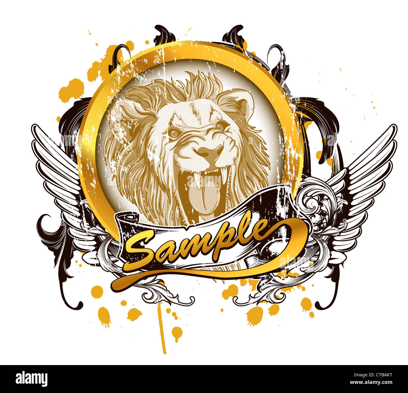 Lion design hi-res stock photography and images - Alamy
