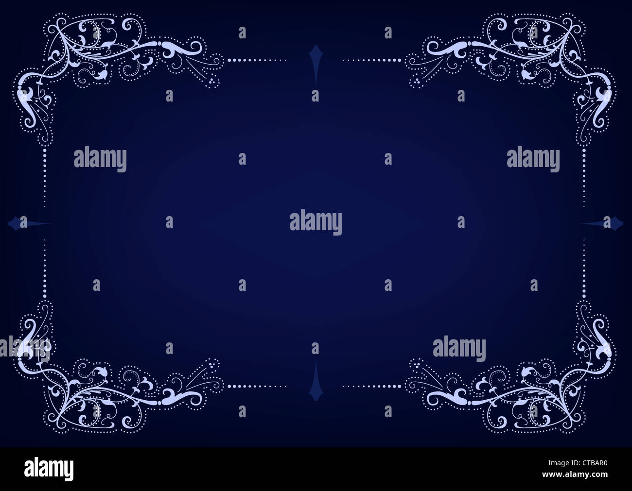 elegant vintage label vector illustration Stock Photo - Alamy