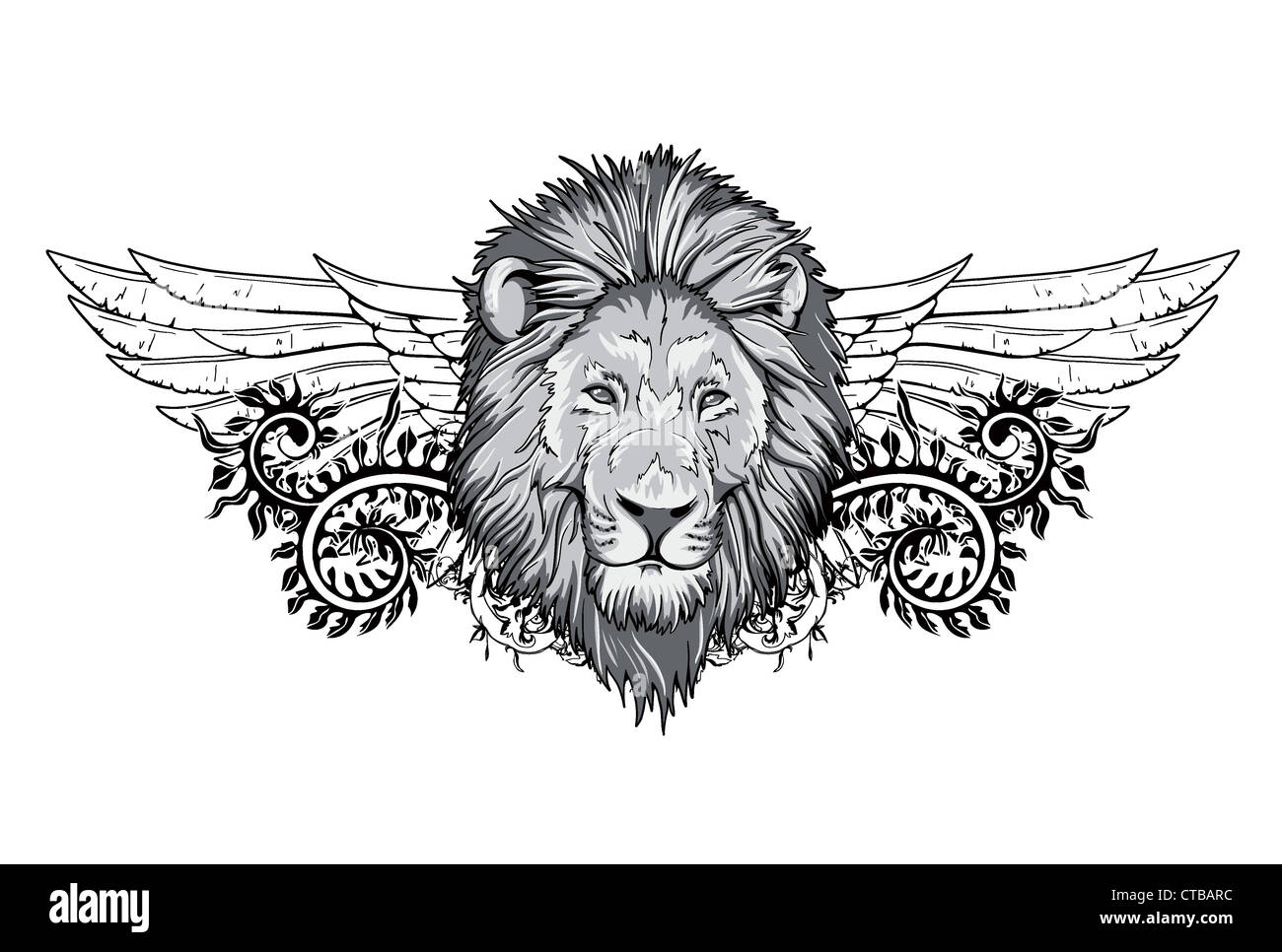 Lion With Angel Wings