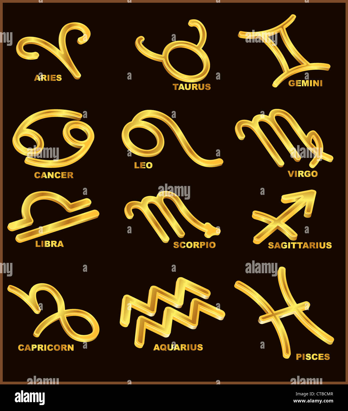 horoscope zodiac signs Stock Photo - Alamy