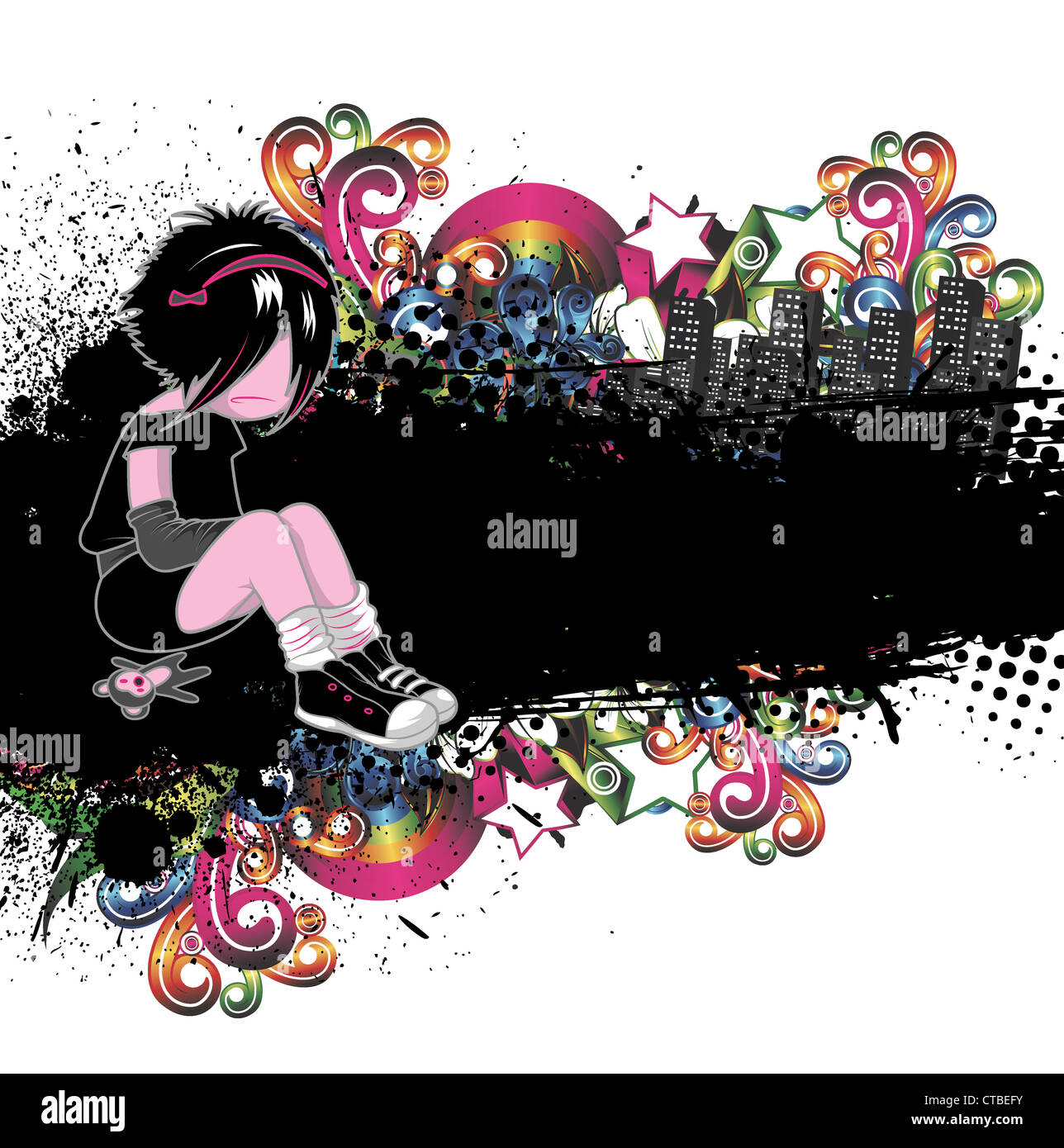 Emo kid hi-res stock photography and images - Alamy