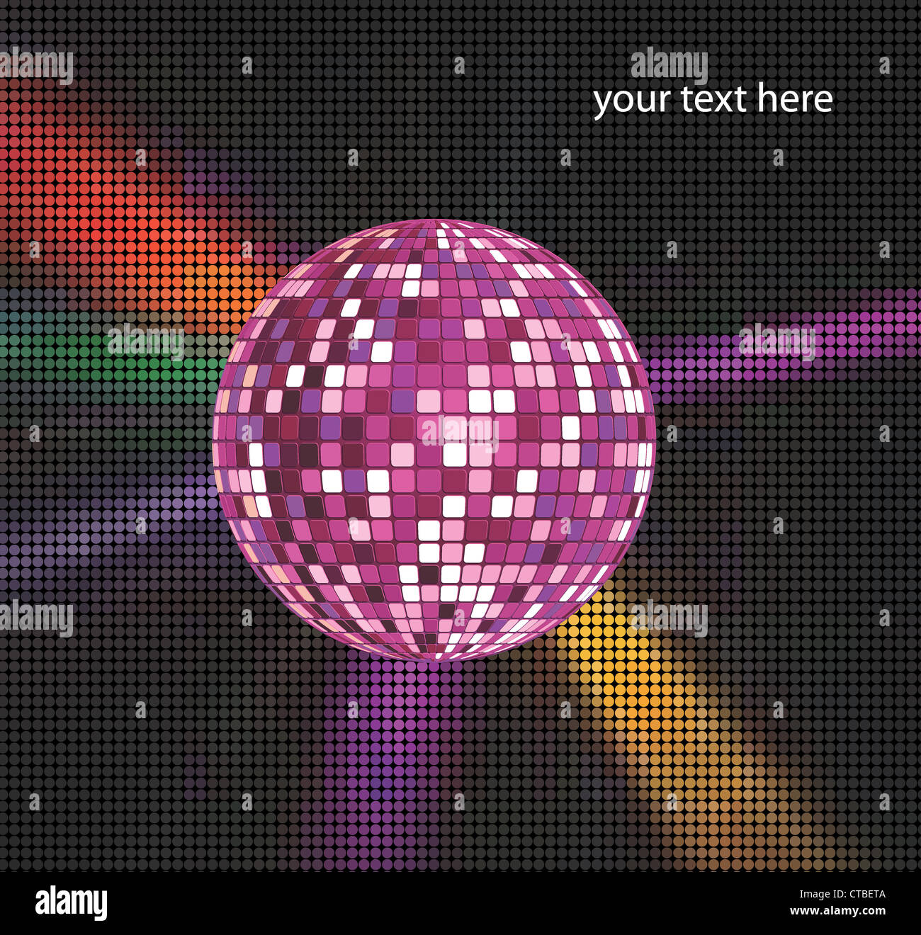 discoball with ray Stock Photo - Alamy