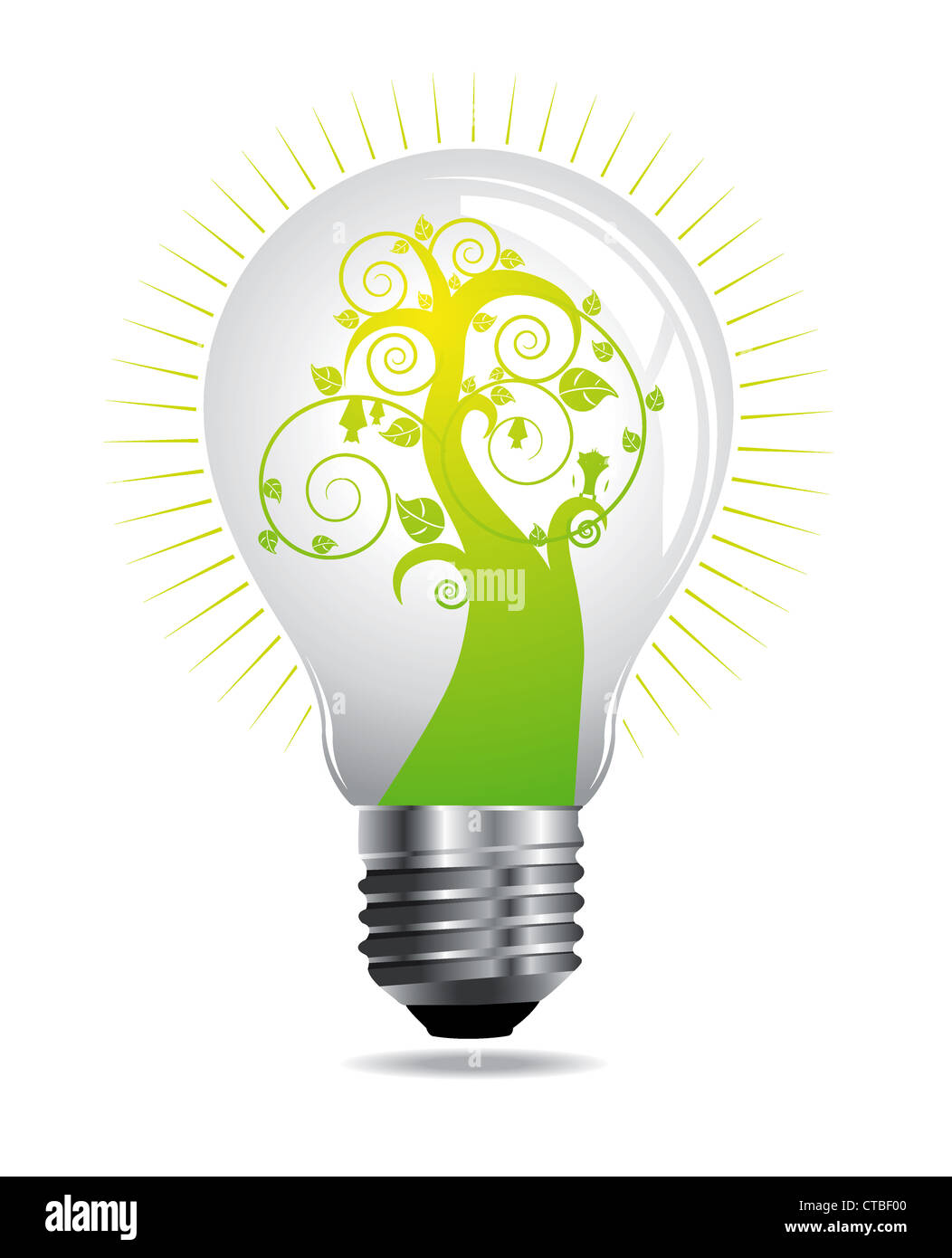 eco light bulb Stock Photo - Alamy
