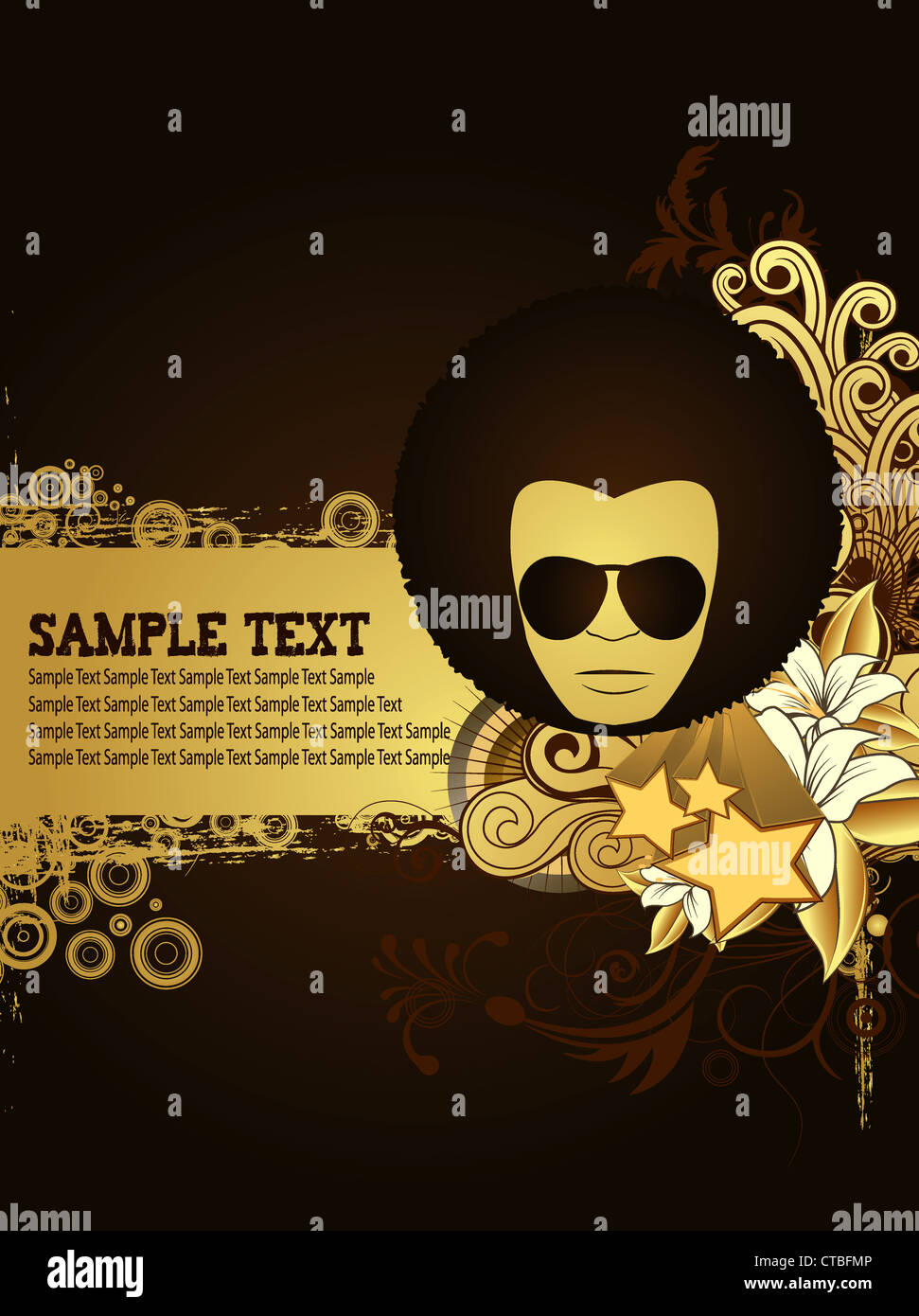 funky face vector Stock Photo - Alamy