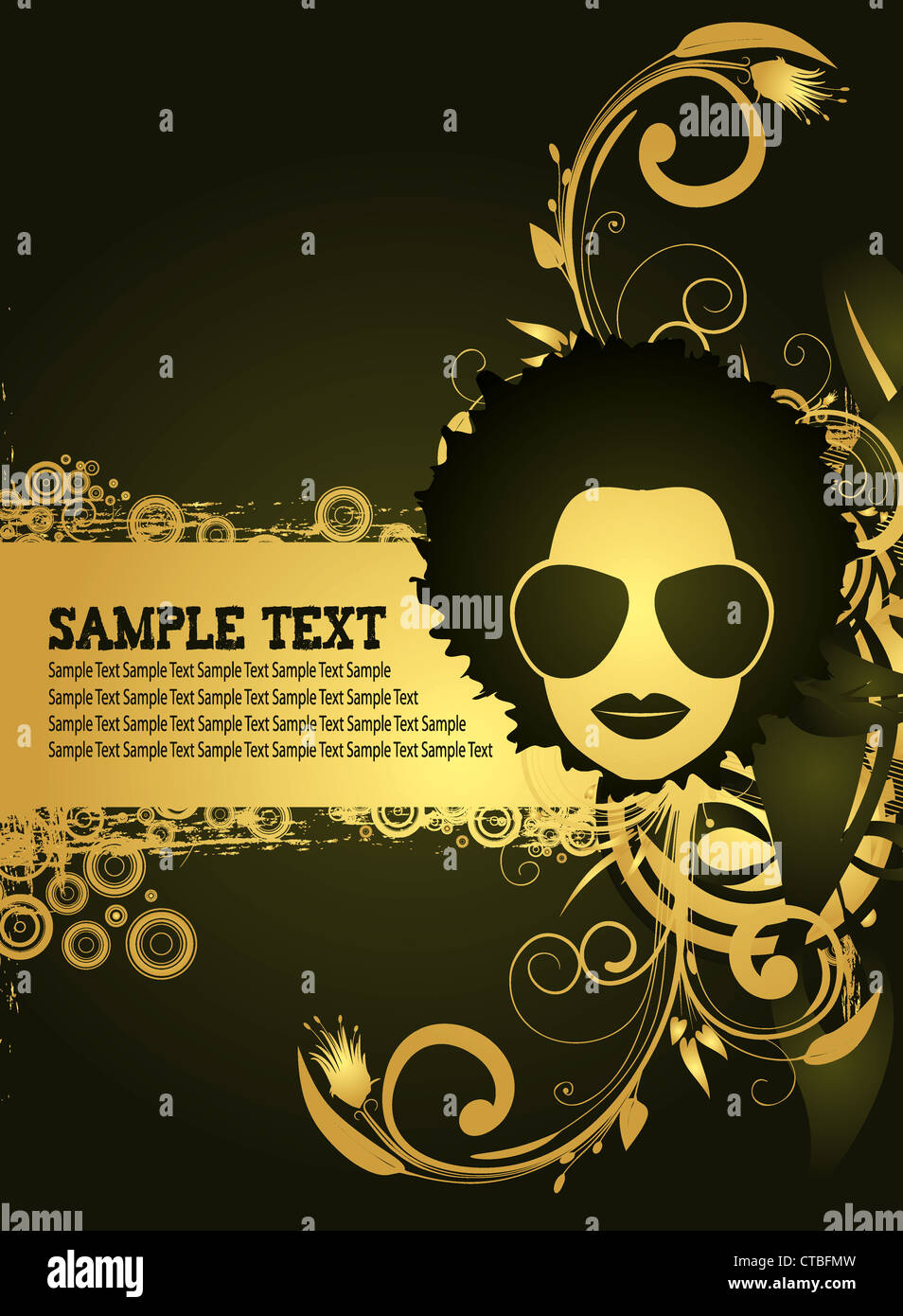 funky face vector Stock Photo - Alamy