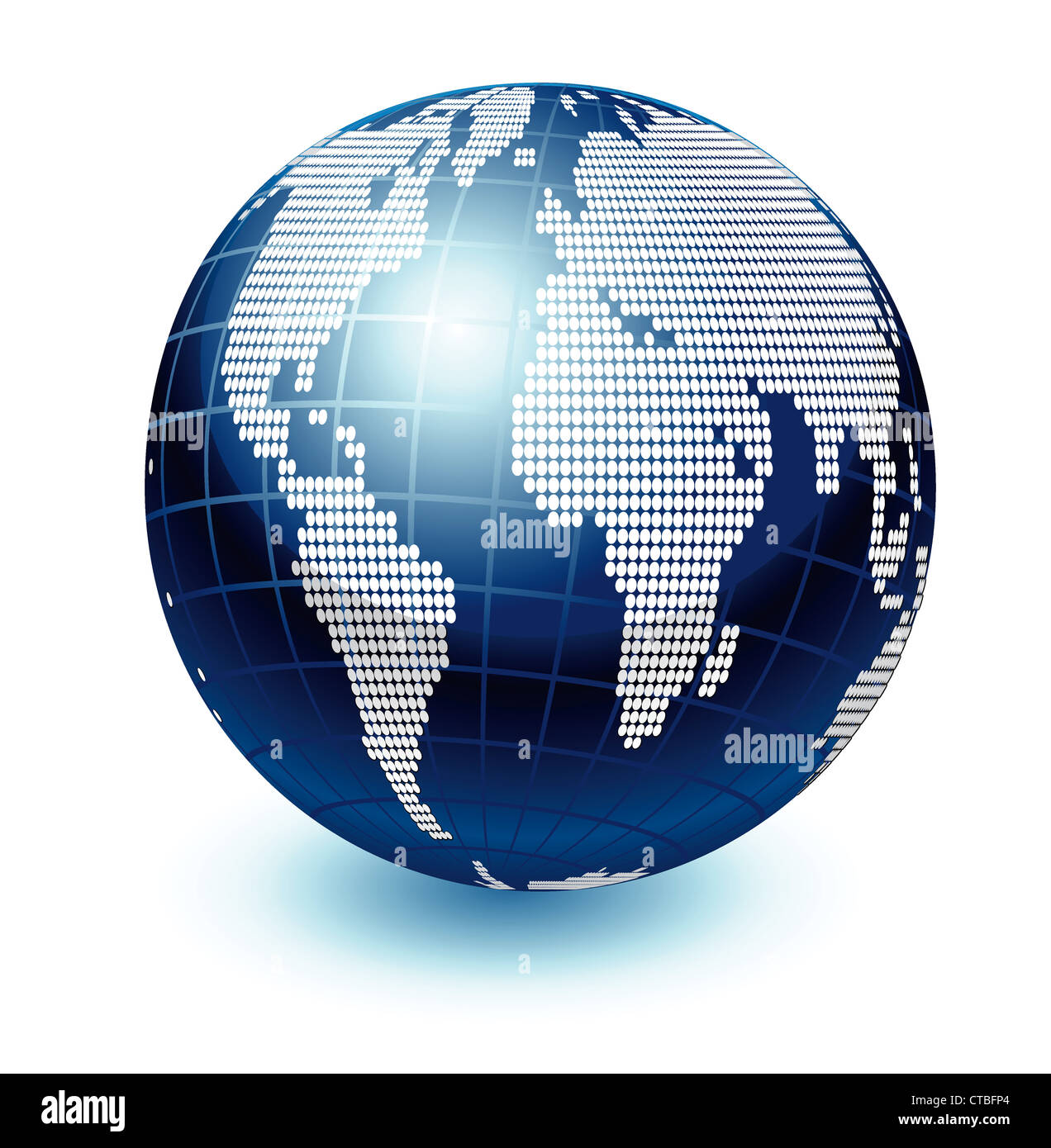 vector illustration of planet earth Stock Photo - Alamy